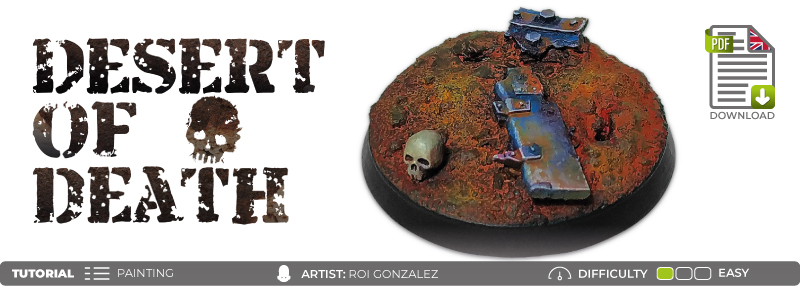 Painting desert of death bases - Easy tutorial